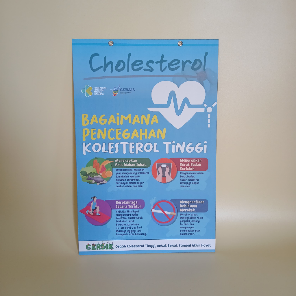 Jual Hard Poster Colesterol - Hard Poster Bagai Mana Pencegahan ...
