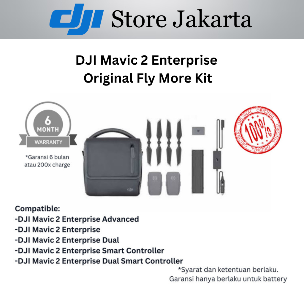 Jual Fly More Kit DJI Mavic 2 Enterprise Fly More Kit Zoom Dual ...