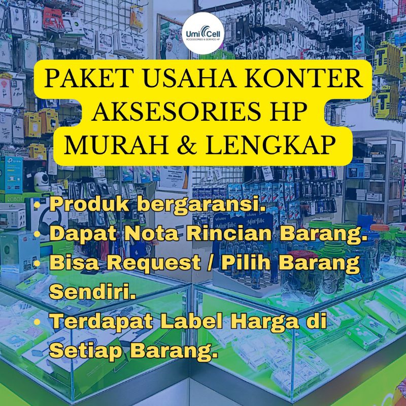 Jual Promo Paket Usaha Konter Aksesoris Hp 1Jt | Shopee Indonesia