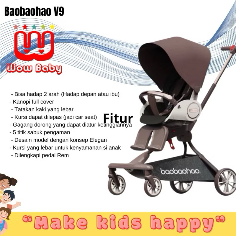 Jual BAOBAOHAO V9 MAGIC STROLLER MICRO TRIKE V9 BAOBAOHAO/ Balecoo / Pc ...