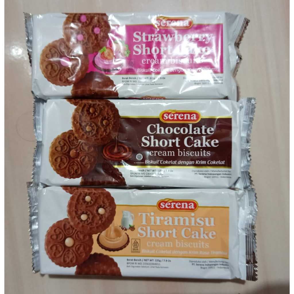 Jual Serena Milk/Chocolate/ Tiramisu/ Strawberry Shortcake 225gr ...