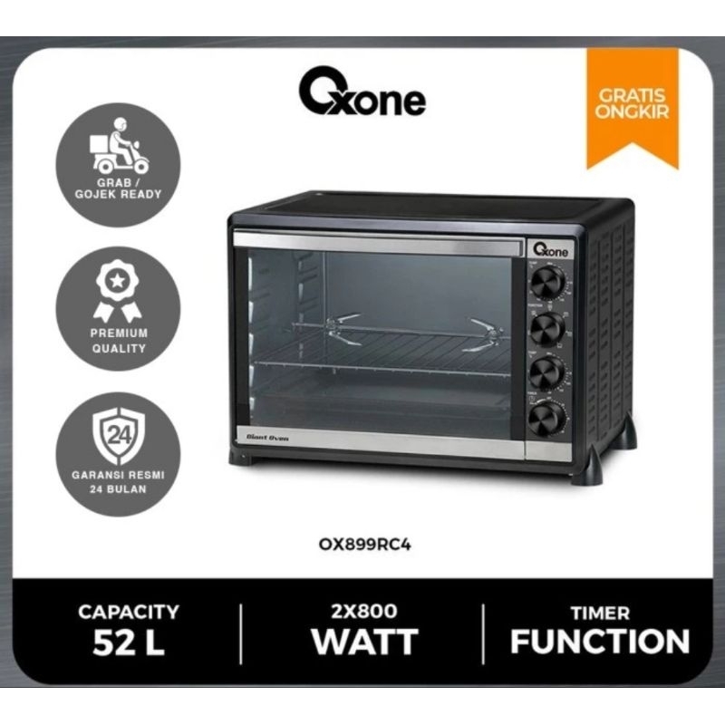 Jual OXONE Proffesional Giant Oven Convention 52 Liter OX-899RC4 ...