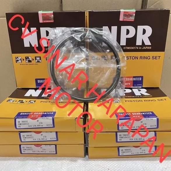 Jual RING SEHER CWB520 NISSAN RF8 RF10 ORIGINAL NPR RING PISTON SET ...