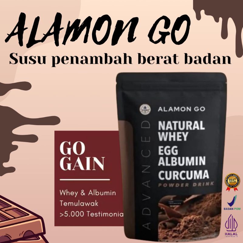 Jual [PROMO BIG RAMADHAN SALE‼️] ALAMON GO susu penambah berat badan ...