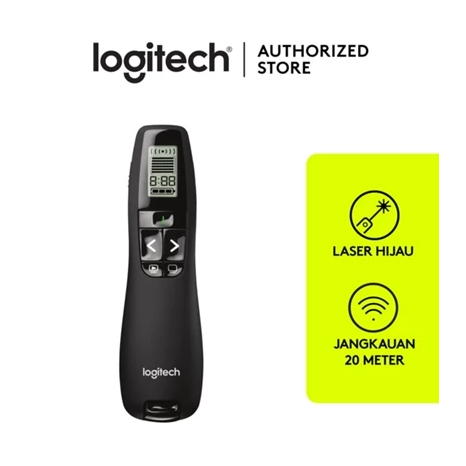 Jual Logitech R800 Profesional Presenter Green Light Laser | Shopee ...