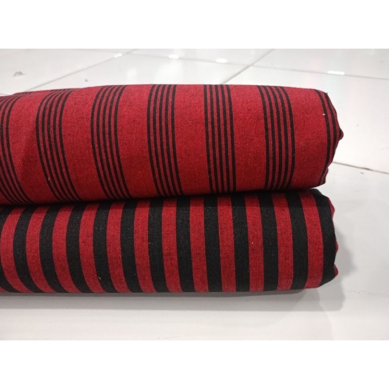 Jual Kain Tenun Lurik Natal Nuansa Merah | Shopee Indonesia