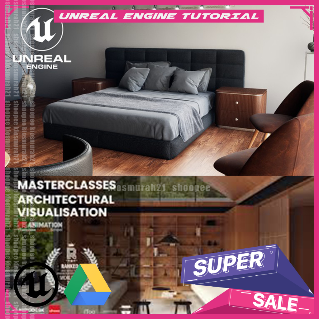 Jual Unreal Engine - Unreal Engine 5 Architecture Visualization Masterclass Unreal Engine Pro ...