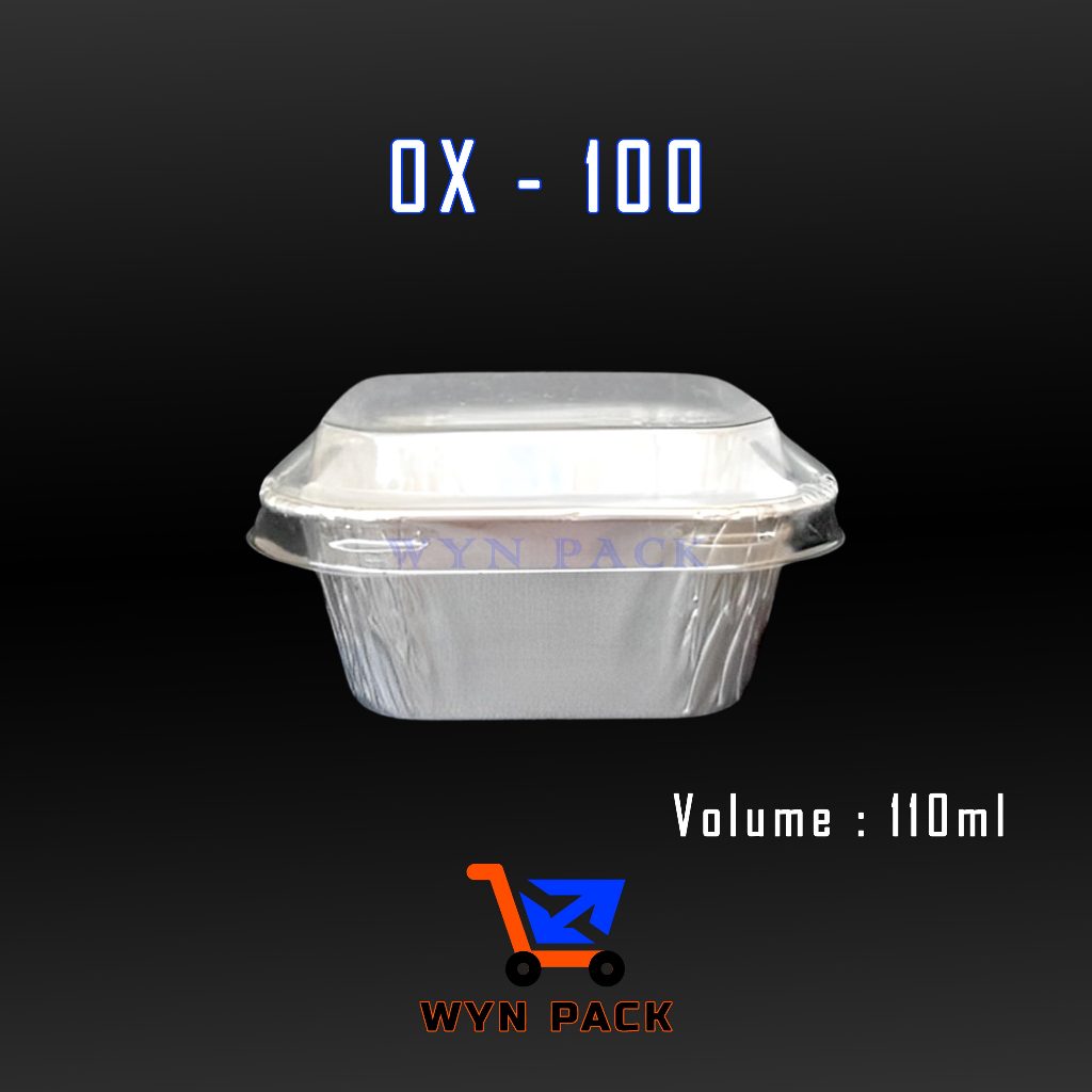 Jual Wadah ALUMINIUM TRAY CUP OX-100 - WADAH ALUMINIUM FOIL TRAY - OX 100 - OX100 - Bestfresh ...
