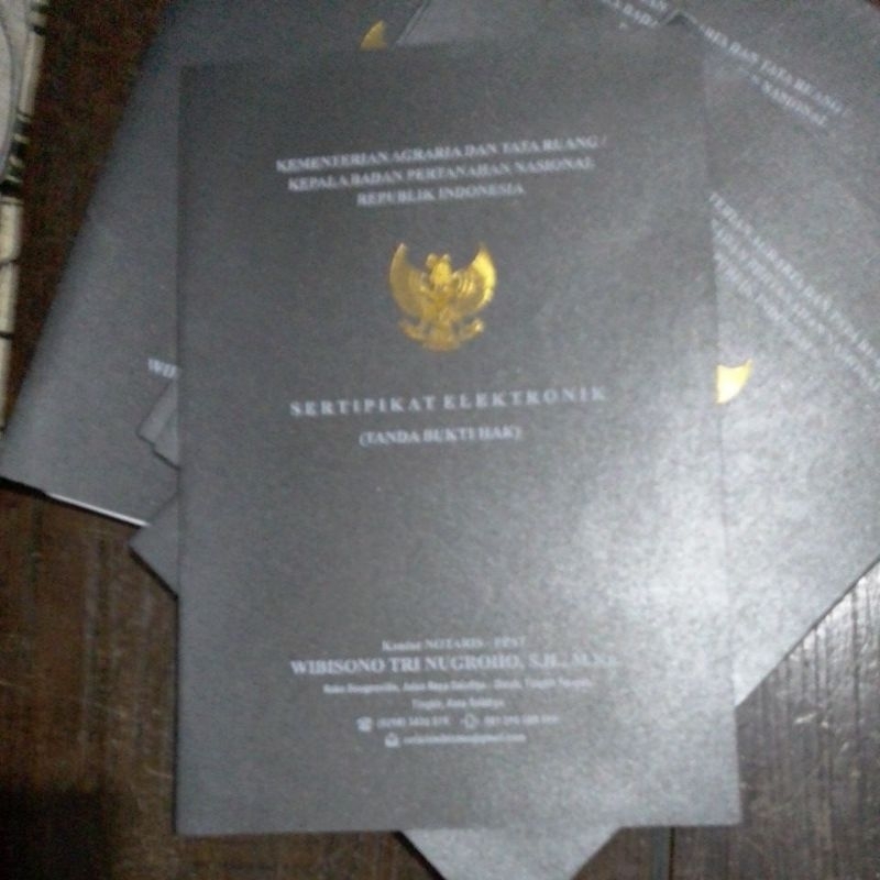 Jual Map Cover Sertipikat Elektronik Notaris PPAT | Shopee Indonesia