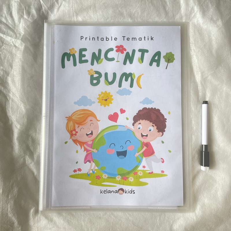Jual Printable Mencintai Bumi 25 Lembar Kerja Belajar Menjaga Bumi ...