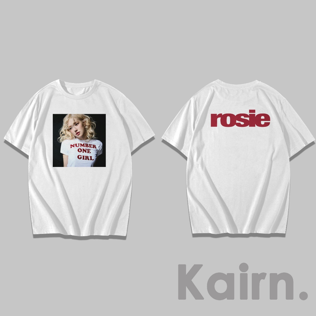 Jual Kaos Rosie Album / Fansmerch / Kaos Rose Blackpink | Shopee Indonesia