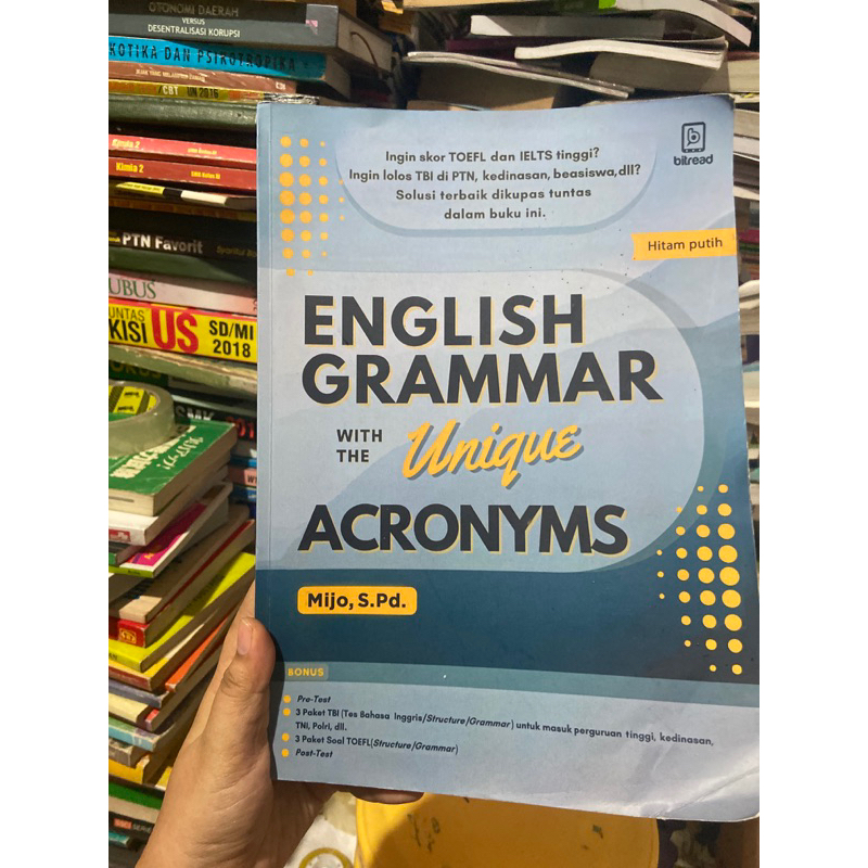 Jual English grammar with The unique acronyms | Shopee Indonesia