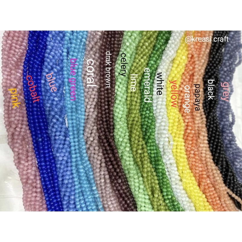 Jual manik manik batu cat ayes 10mm | Shopee Indonesia