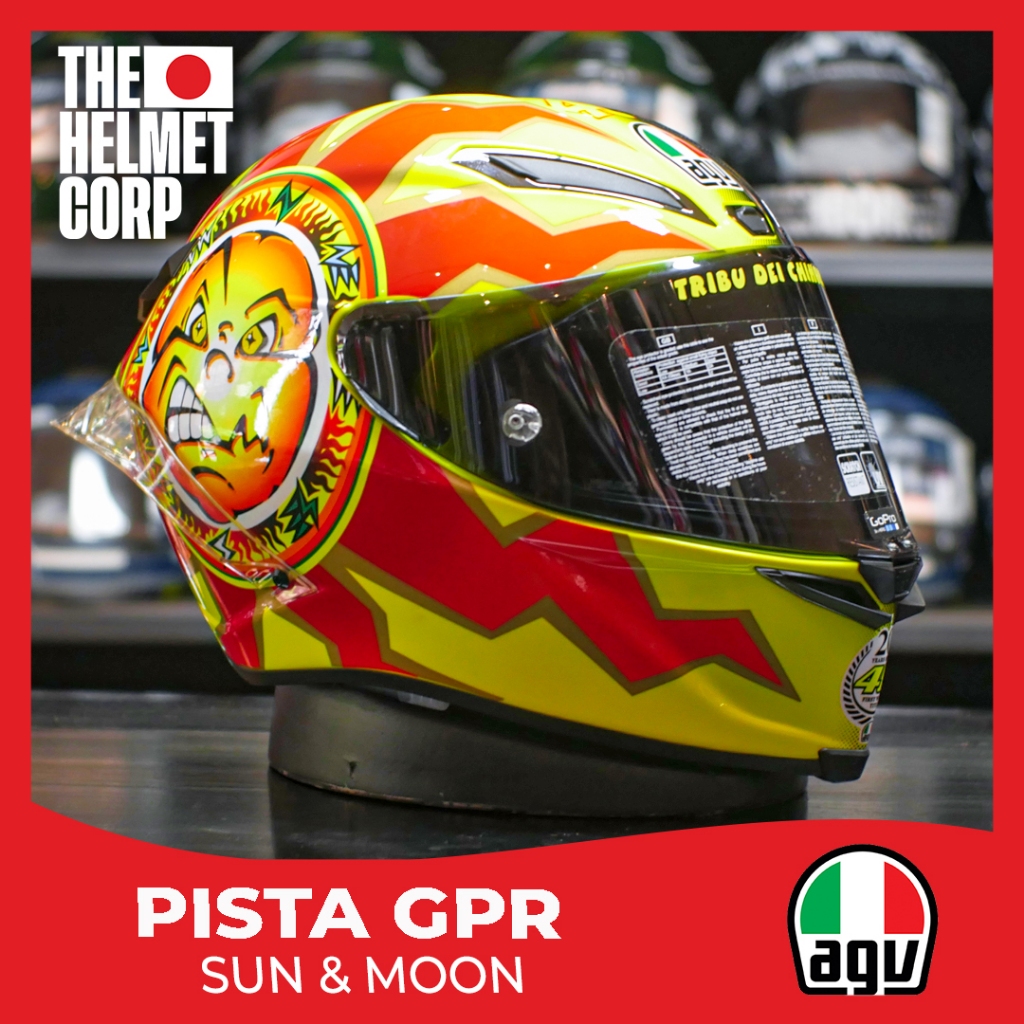 Jual HELM AGV PISTA GPR SUN N MOON FULLFACE HELMET PISTA GPR BLACK ...