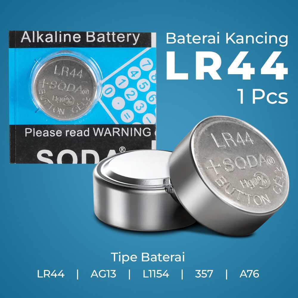 Jual Baterai Kancing Lithium LR44 AG13 L1154 357 A76 1.5V 1 PCS | Shopee Indonesia