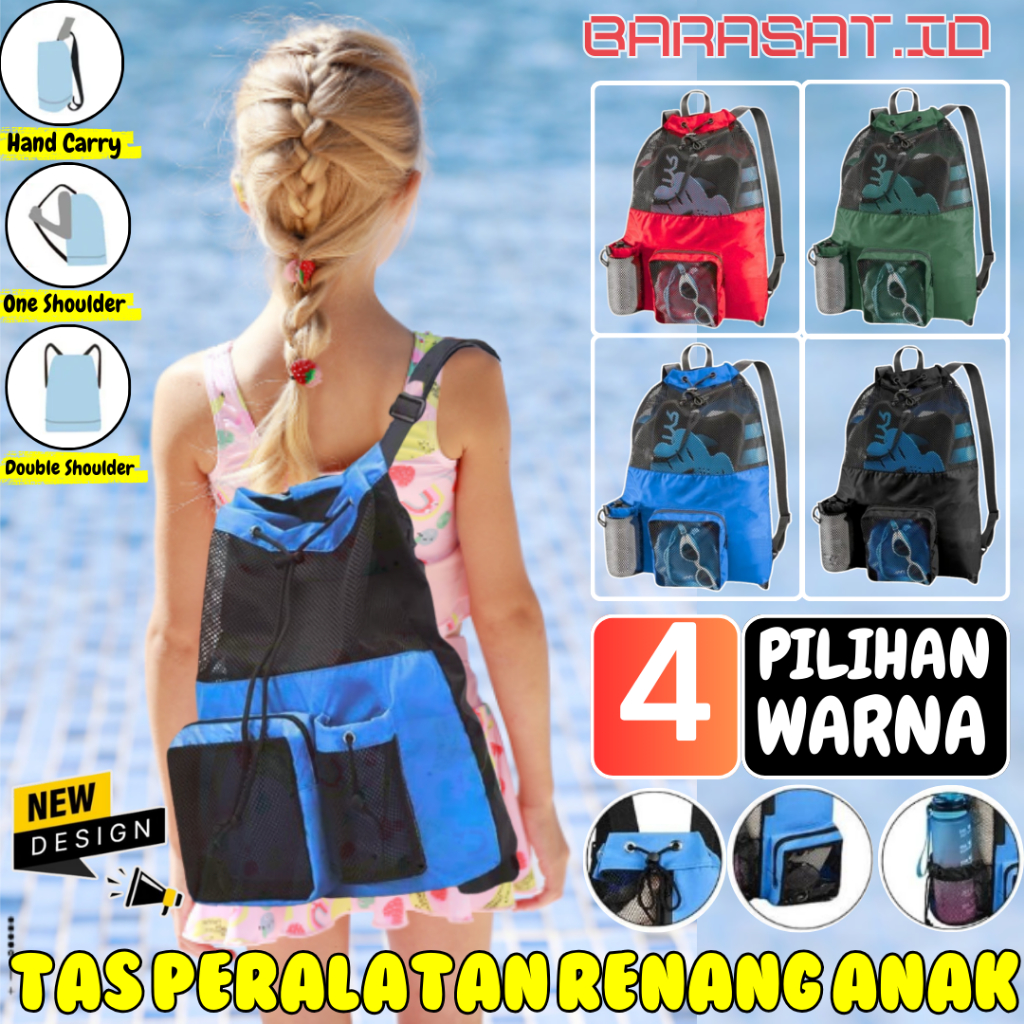Jual Tas Renang Anak Baju Renang Tool Bag Jaring Kantong Untuk Membawa ...