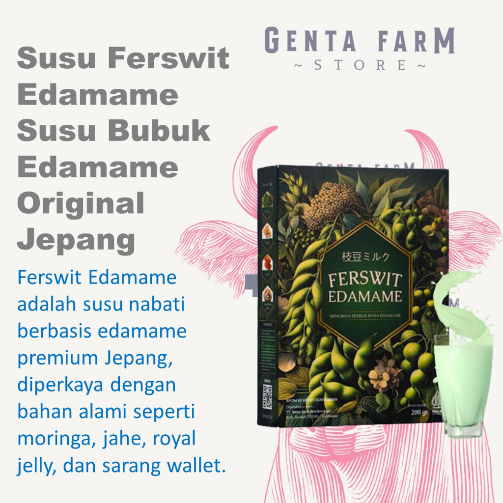 Jual Susu Ferswit Edamame Susu Bubuk Edamame Original Jepang | Shopee ...