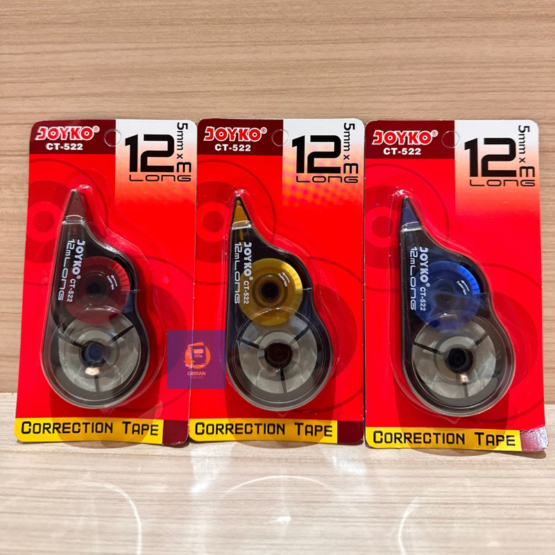 Jual Correction tape Joyko CT-522 12m (Harga Satuan) | Shopee Indonesia