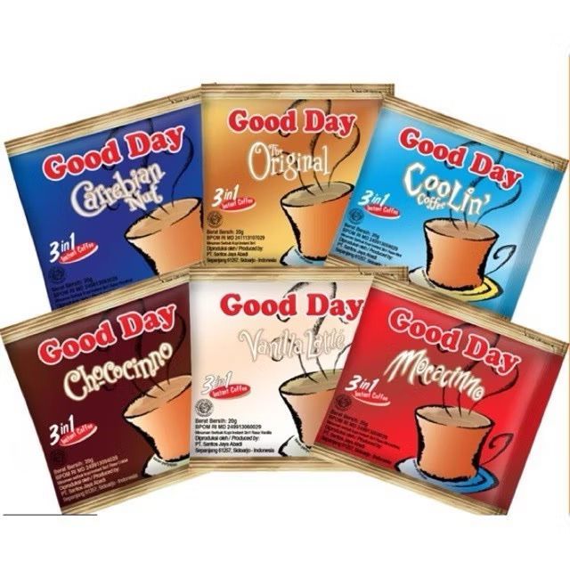 Jual COD GOOD DAY ALL VARIAN 1 RENCENG 10 PCS | Shopee Indonesia