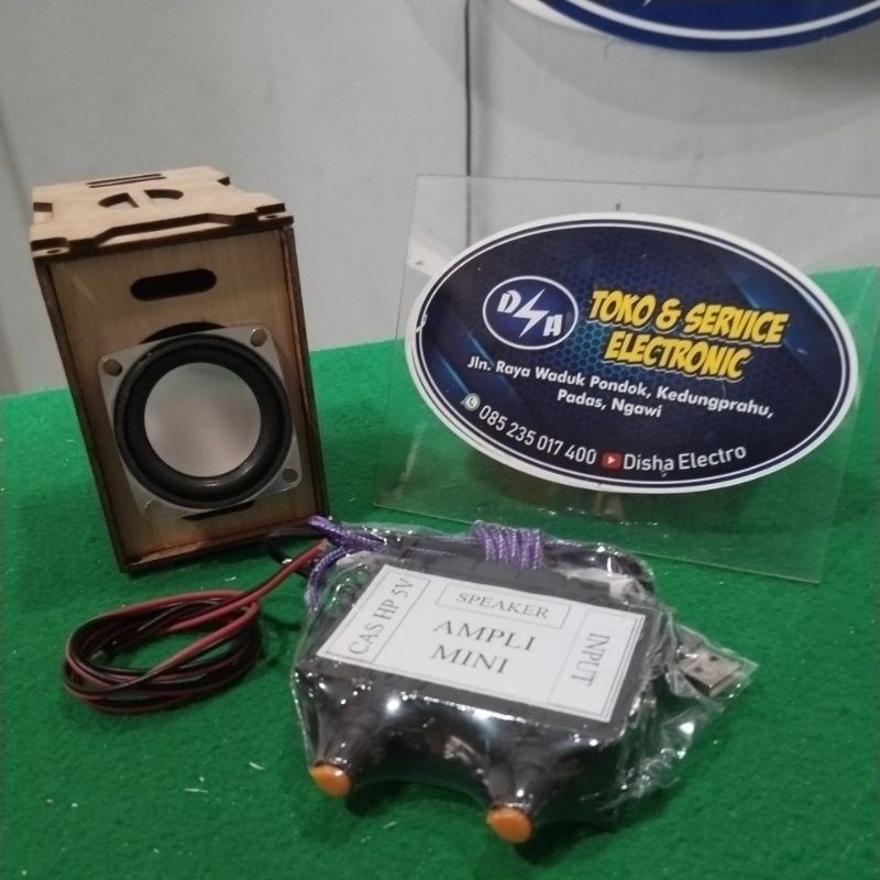 Jual Paket Sound Miniatur A 2inch Plus Ampli Mini Dan Speaker Woofer ...