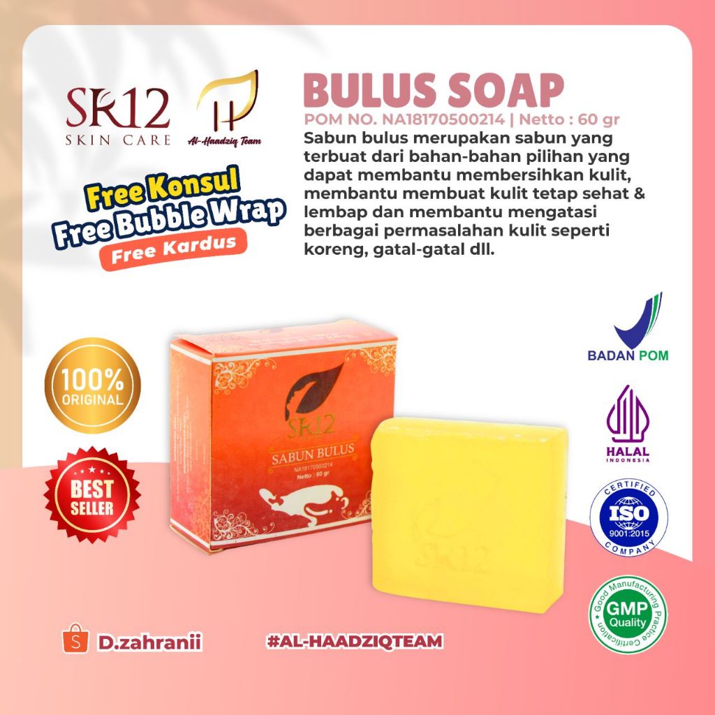 Jual SR12 100%ORI-BULUS SOAP SABUN WAJAH SABUN MUKA SABUN MANDI ...
