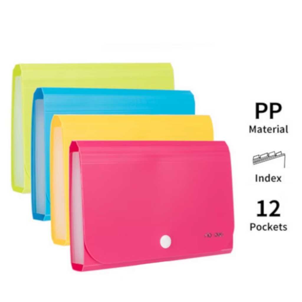 Jual DELI - E5561 Expanding File ukuran A6 dan 12 Pembagi dengan tab ...
