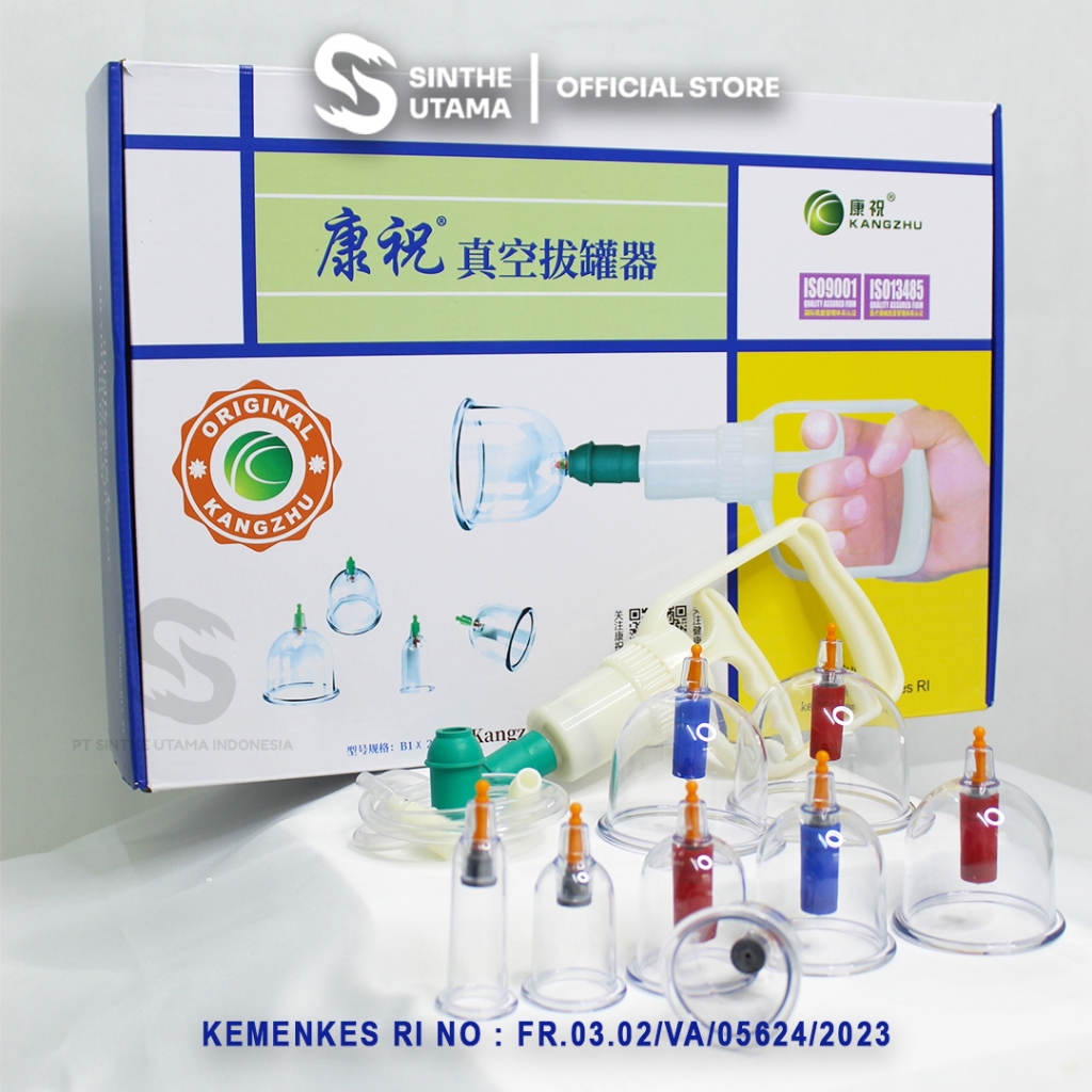 Jual Alat Bekam Kang zhu / Kop Angin Kangzhu isi 24 KZ24, isi 12 KZ12, isi 6 KZ6 | Shopee Indonesia