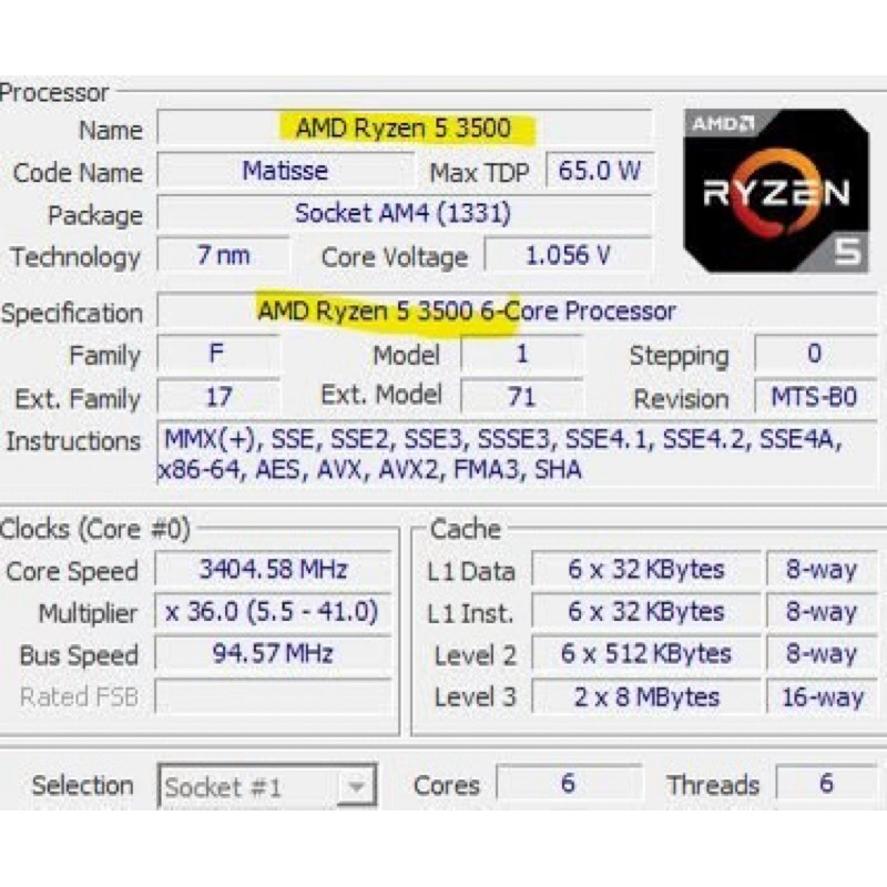 Jual Proc Ryzen 5 3500 Prosesor Dus Lengkap HSF | Shopee Indonesia