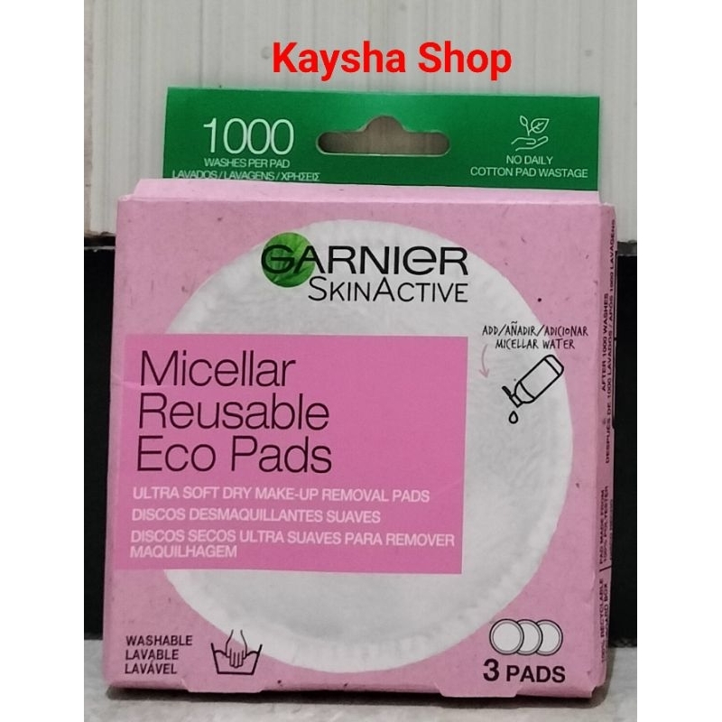Jual Garnier Micellar Eco Pads (Isi 3 Pads) | Shopee Indonesia
