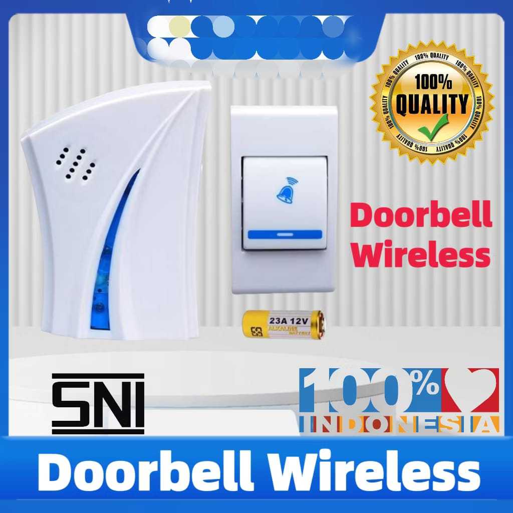 Jual BEL RUMAH TANPA KABEL / BEl RUMAH WIRELESS/ DOOR BELL PINTU 1 ...