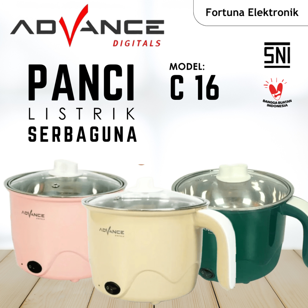 Jual Advance Multi Cooker 18 Cm C 16 - Panci listrik Serba Guna 1.5 Liter | Shopee Indonesia