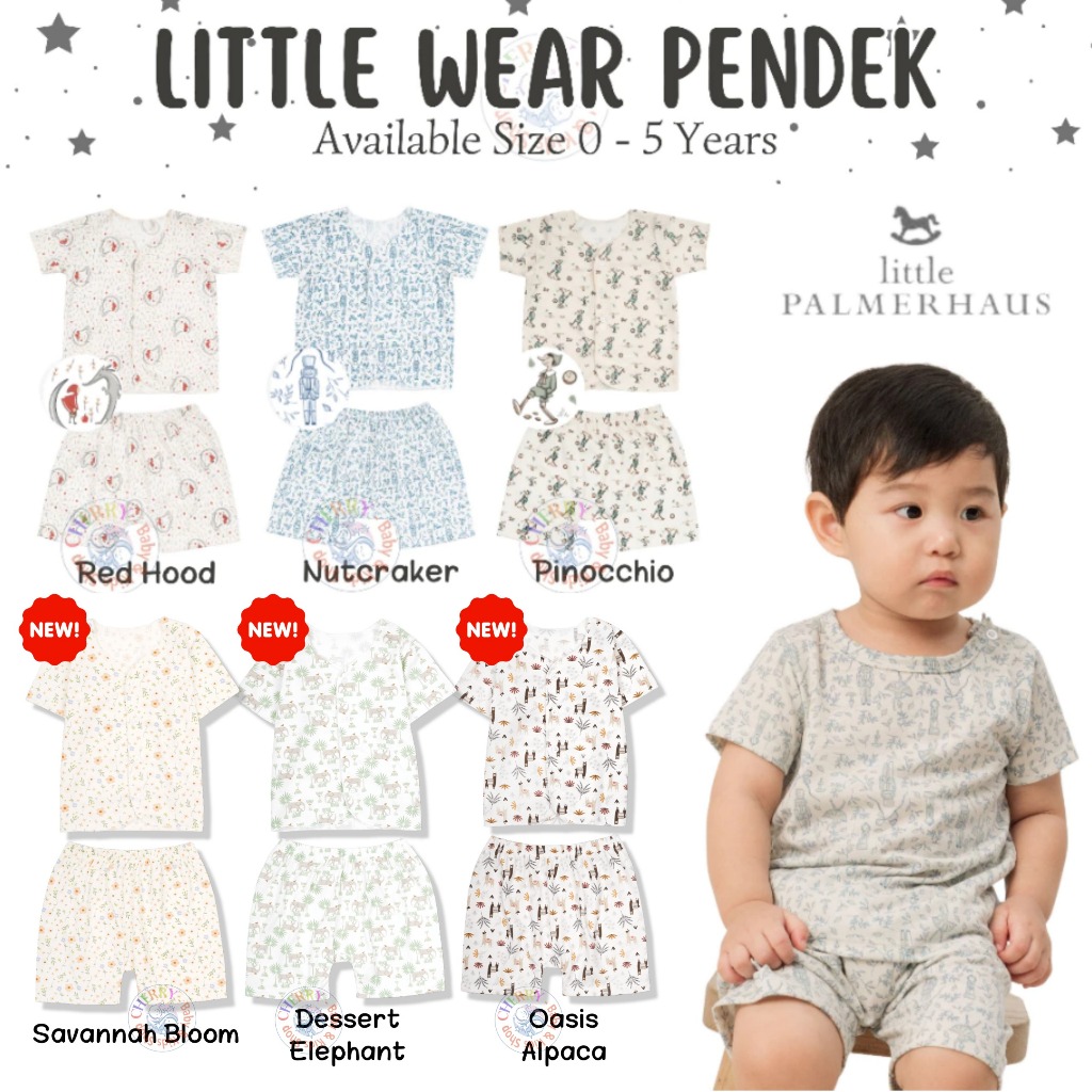 Jual Little Wear 0-5 Tahun Little Palmerhaus Short Sleeve Setelan Pendek bayi / Setelan Piyama ...