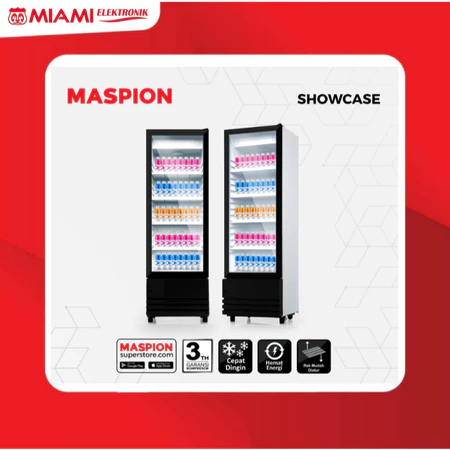 Jual MASPION Display Showcase USG-218 / Cooler Chiller USG218 | Shopee ...