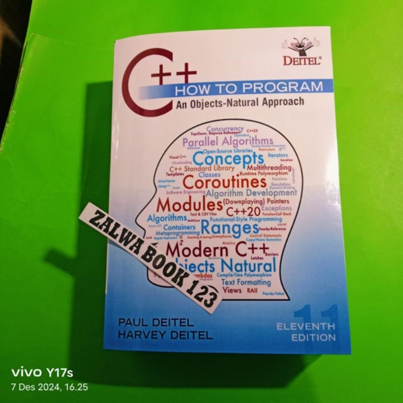 Jual Buku C++ How to Program: An Objects-Natural Approach | Shopee ...