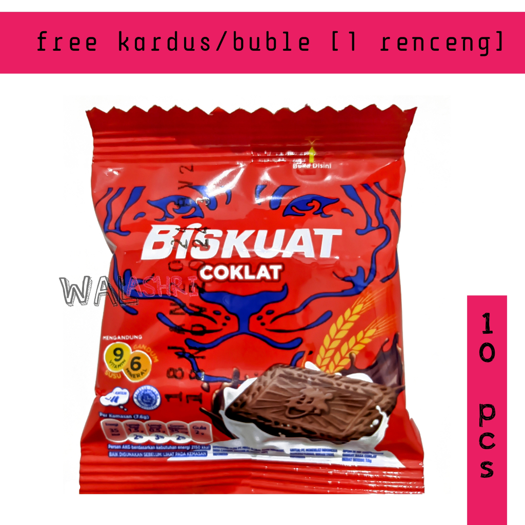 Jual Biskuat biskuit coklat original renceng 10 gr | Shopee Indonesia