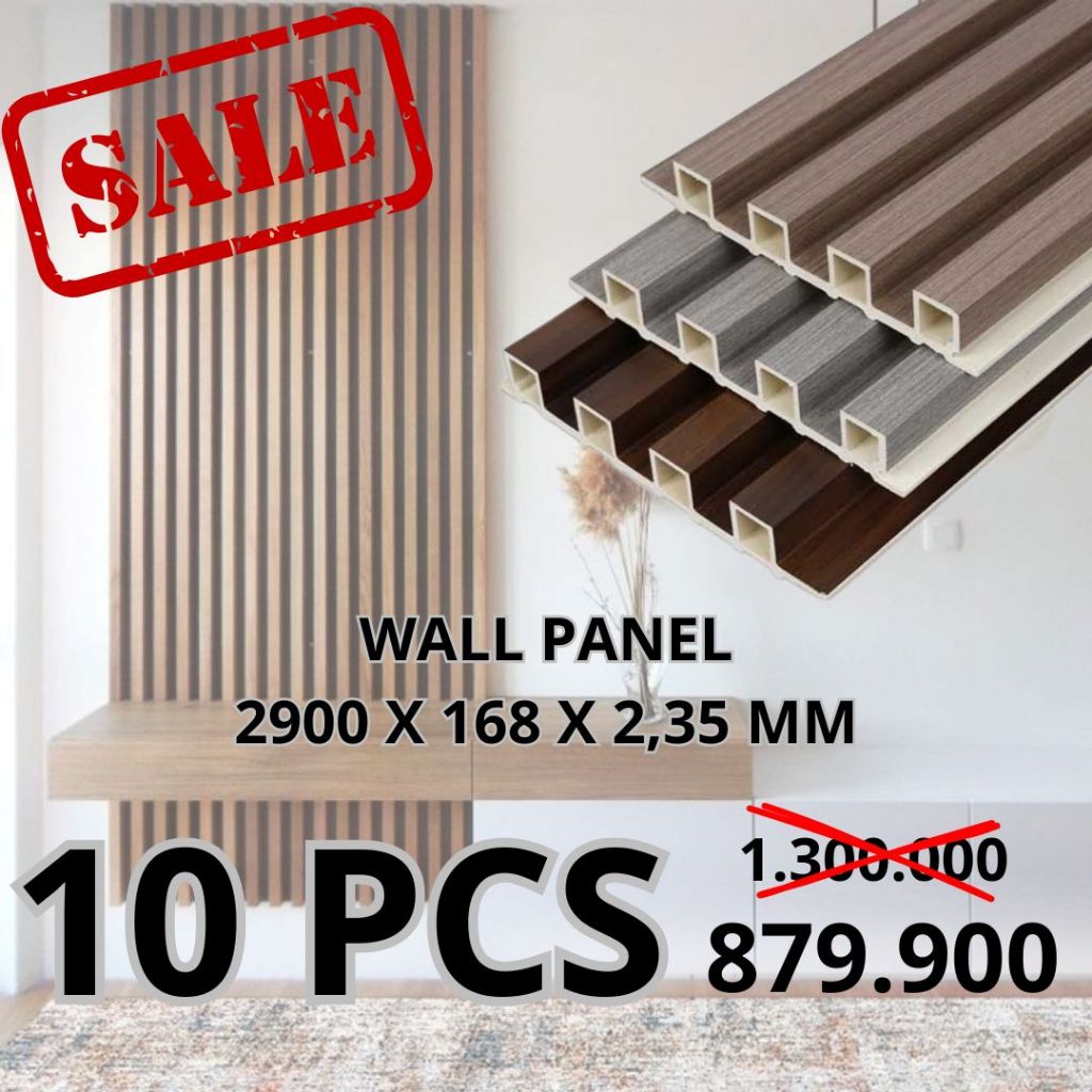 Jual SH - WPC Wall Panel Premium Panjang 290 cm (10 Batang) | Shopee ...