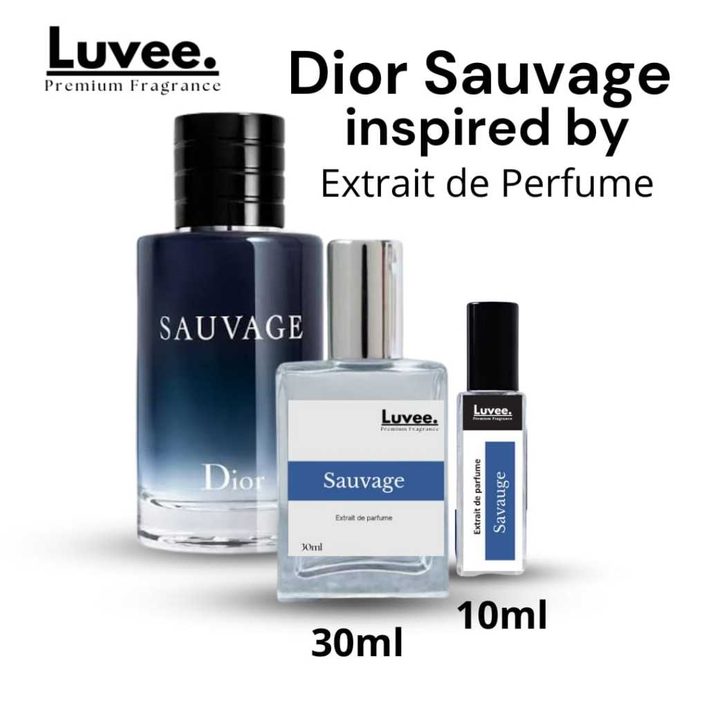 Jual LUVEE SAUVAGE - EXTRAIT DE PARFUME 30ML (GRADE A) | Shopee Indonesia