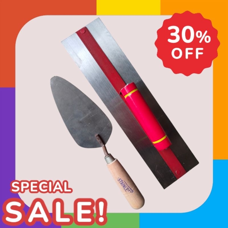 Jual SATU SET roskam raskam besi 40cm tulang baja + cetok steenlis 20cm ...