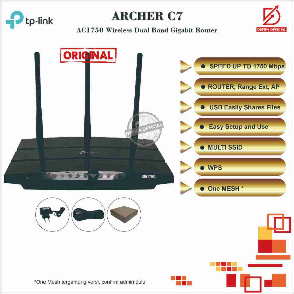 Jual TP-LINK Archer C7 AC1750 Wireless Dual Band Gigabit Router ...