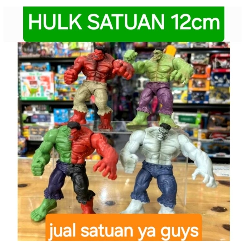 Jual Hulk - action figure hulk - mainan hulk merah - hulk mix colour ...