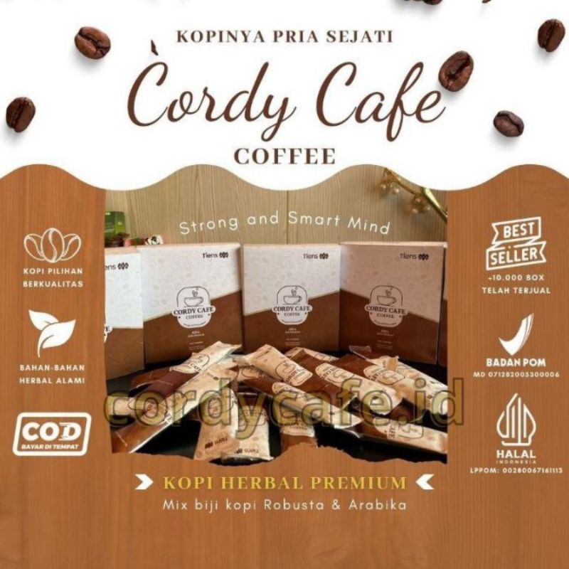 Jual Temukan Cordy Cafe Tiens Black Coffee Kopi Stamina Original 1 Box ...
