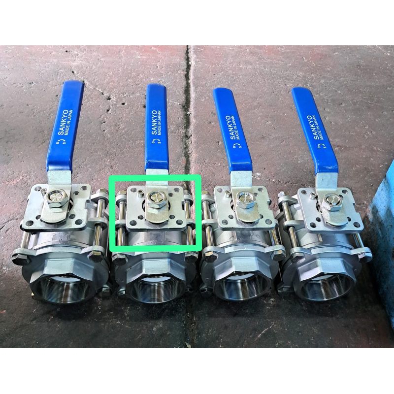 Jual ball valve 3pcs SANKYO ukuran dari 2" inch s/d 4" inch drat ...