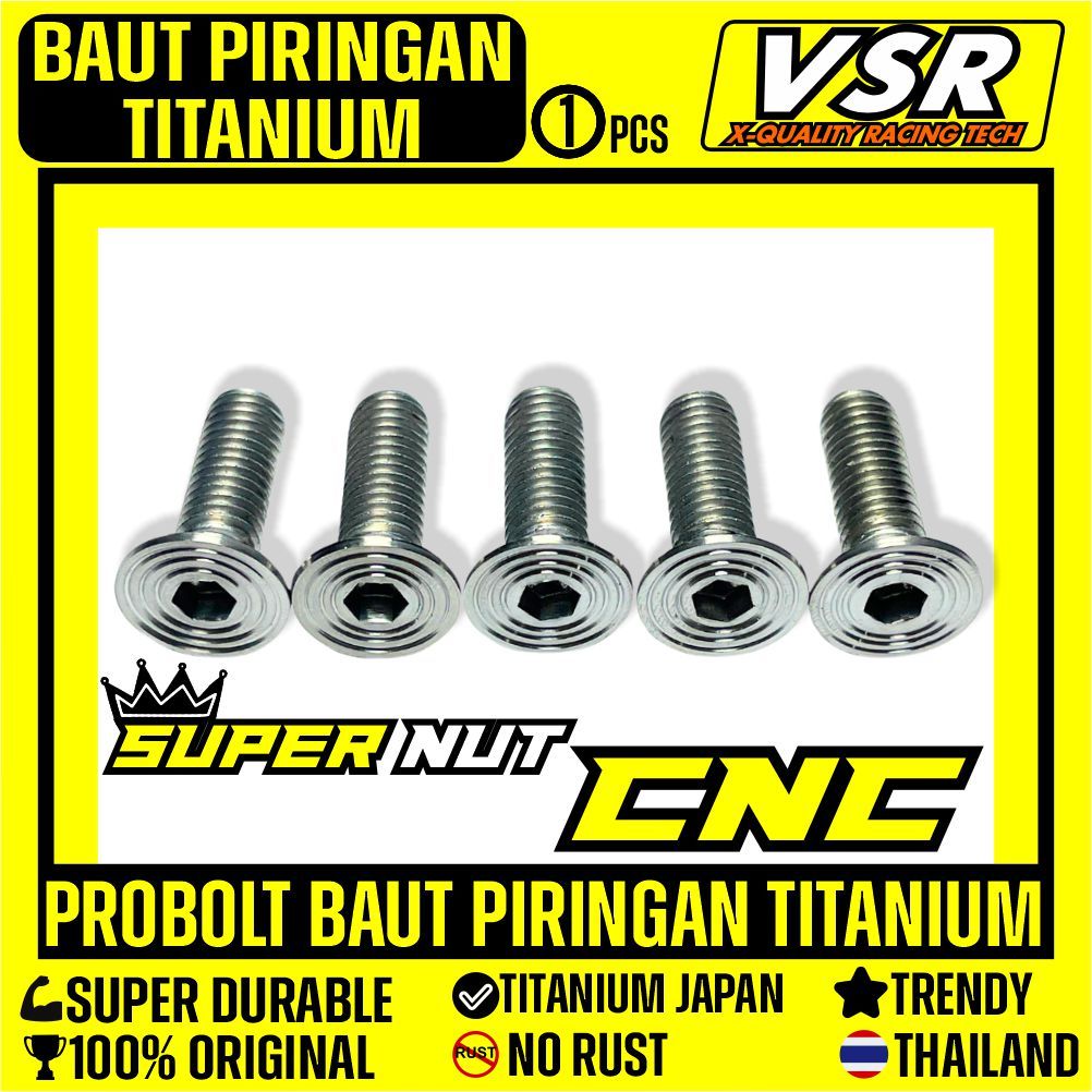 Jual PROBOLT Baut Piringan Cakram Disc Brake Stainless Super Nut Yamaha Honda Universal Model ...