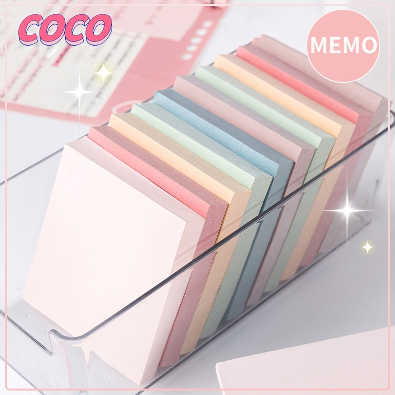 Jual Sticky notes 100 lembar catatan memo aesthetic/Catatan Tempel Gaya ...
