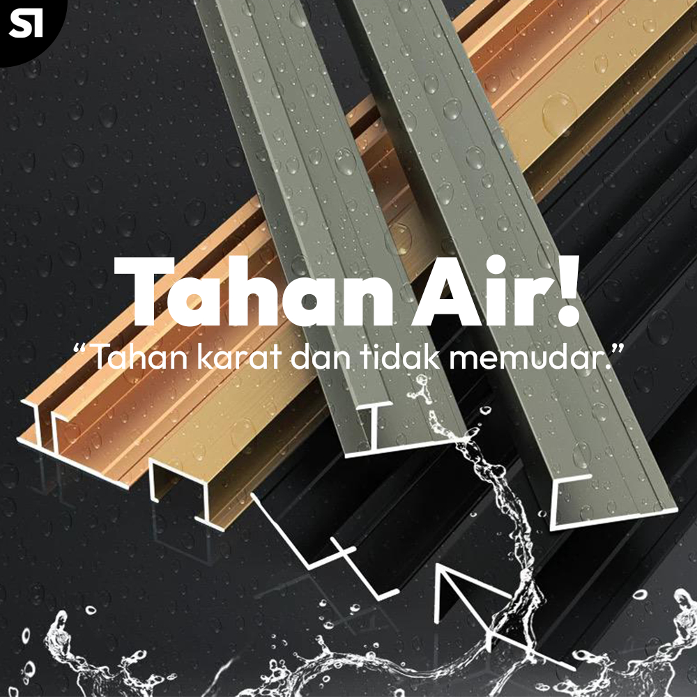 Jual LIS PANEL ALUMUNIUM, LIS U, LIS W, LIS F, LIS T, LIS WALLBOARD ...