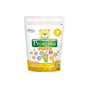 Jual PROMINA SNACK RICE PUFFS BANANA PCH 15g | Shopee Indonesia