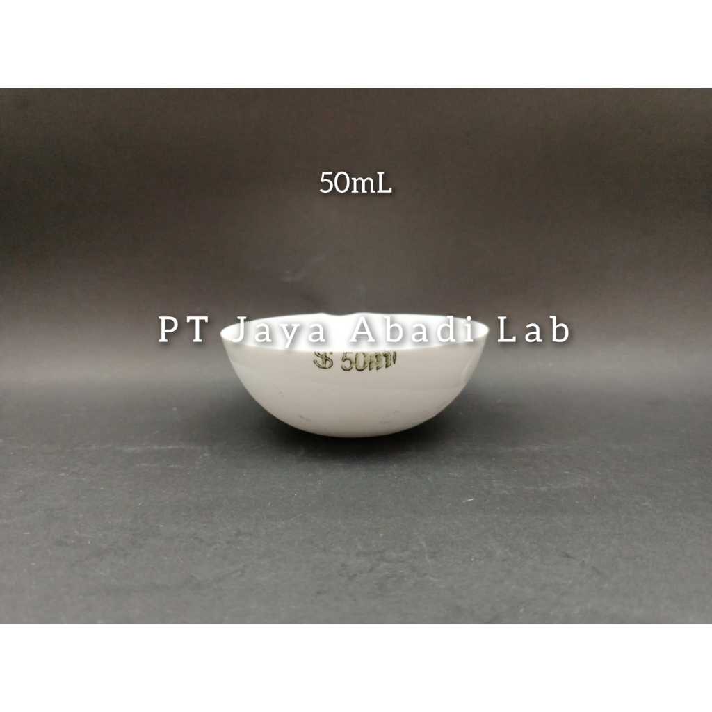 Jual Cawan Porselin 50ml Penguap Evaporating Dish 50 ml Porcelain ...