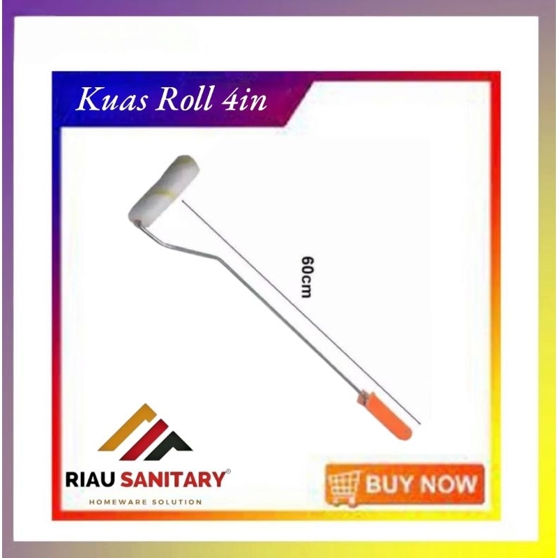 Jual kuas roll bulu batik batik 4" nvd | Shopee Indonesia
