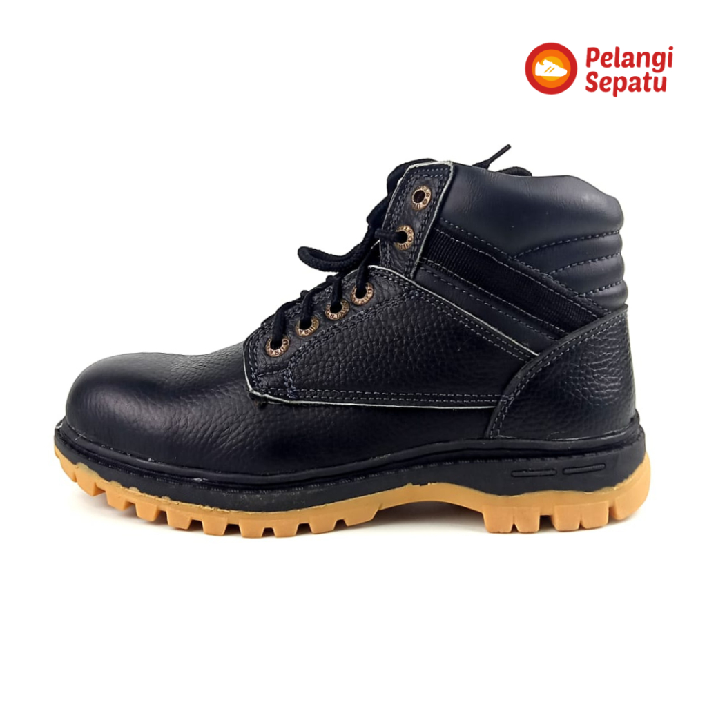 Jual Sepatu Safety Boot Pria Tinggi Pendek Wood - Sepatu Kerja Lapangan ...