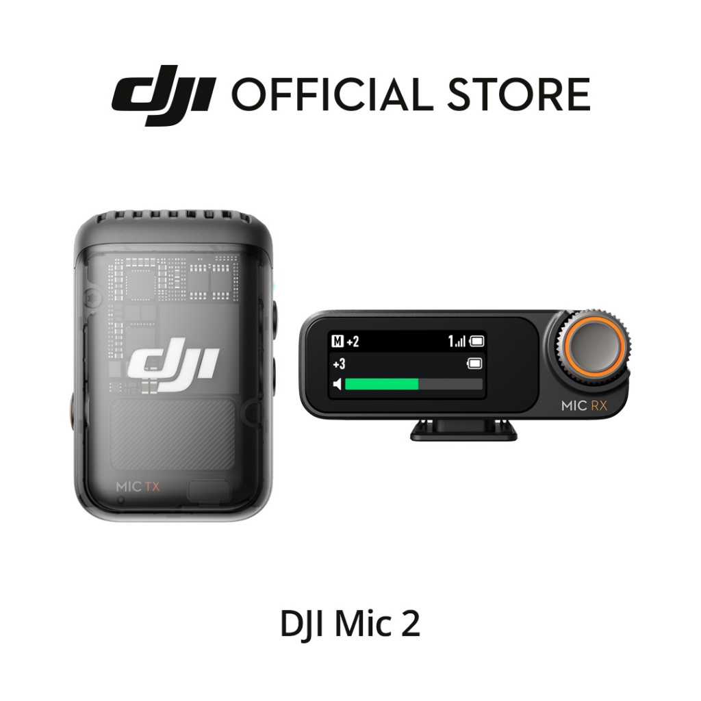Jual DJI Mic 2 - High-Quality Audio Recording | Intelligent Noise ...